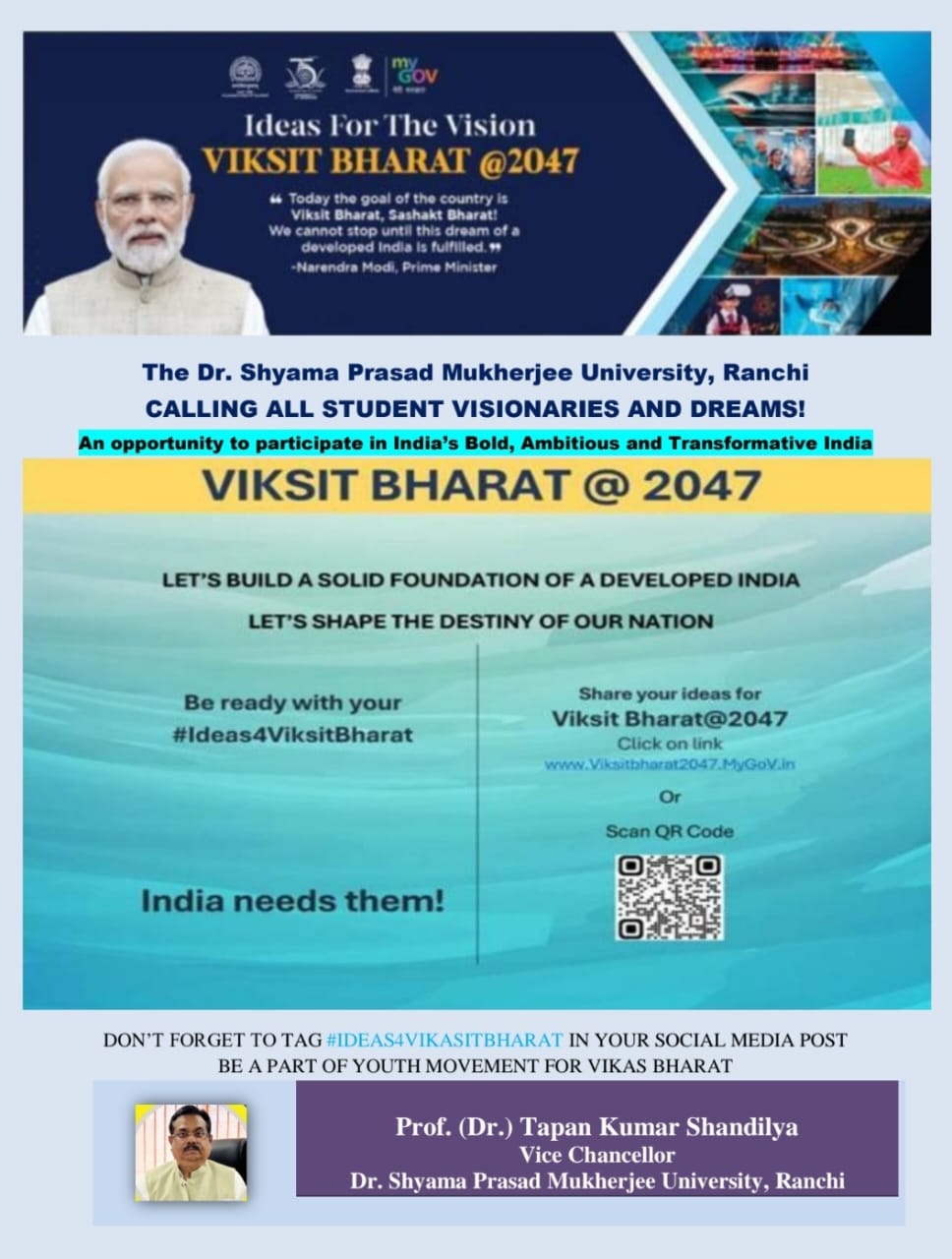 Official Website of Dr. Shyama Prasad Mukherjee University, Ranchi (Jharkhand)